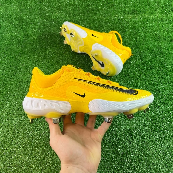Nike | Shoes | Mens Nike Alpha Huarache Elite 4 Cleats Yellow Rare ...